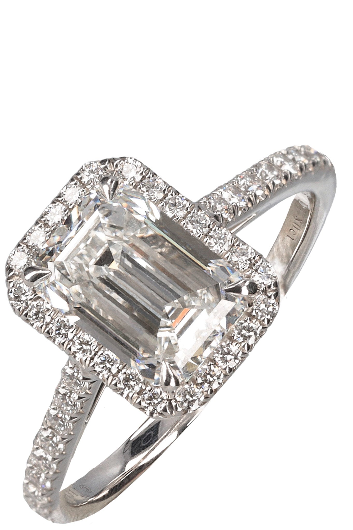 TIFFANY&CO. Soleste Ring Emerald Cut Platin Diamond – REAWAKE