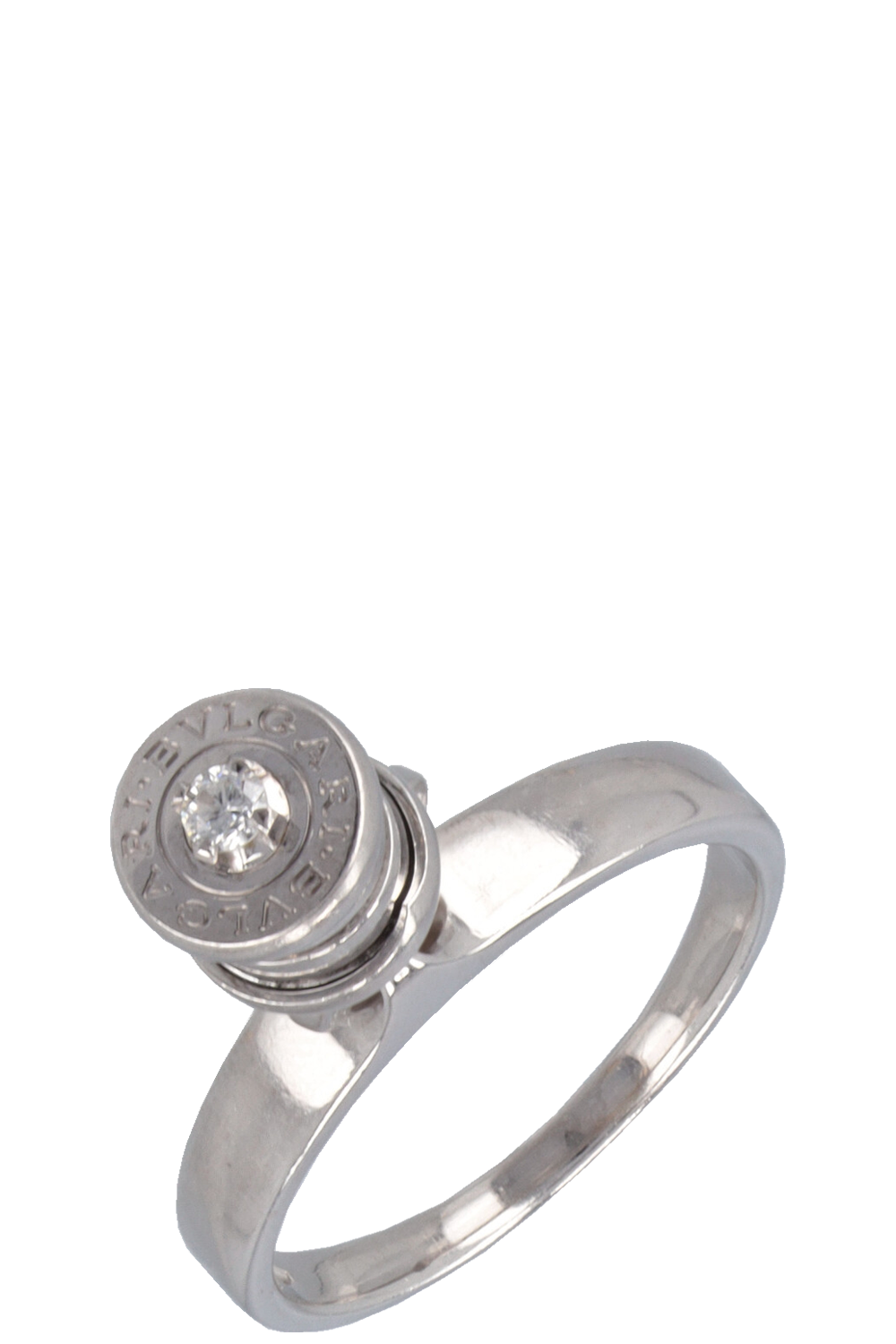 BVLGARI B.Zero1 Diamond Charm Ring White Gold – REAWAKE