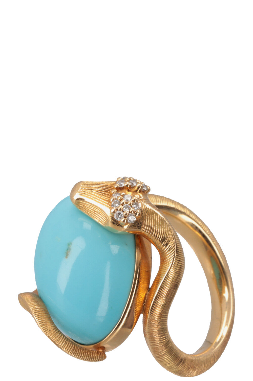OLE LYNGGAARD Snake Ring Turquoise – REAWAKE