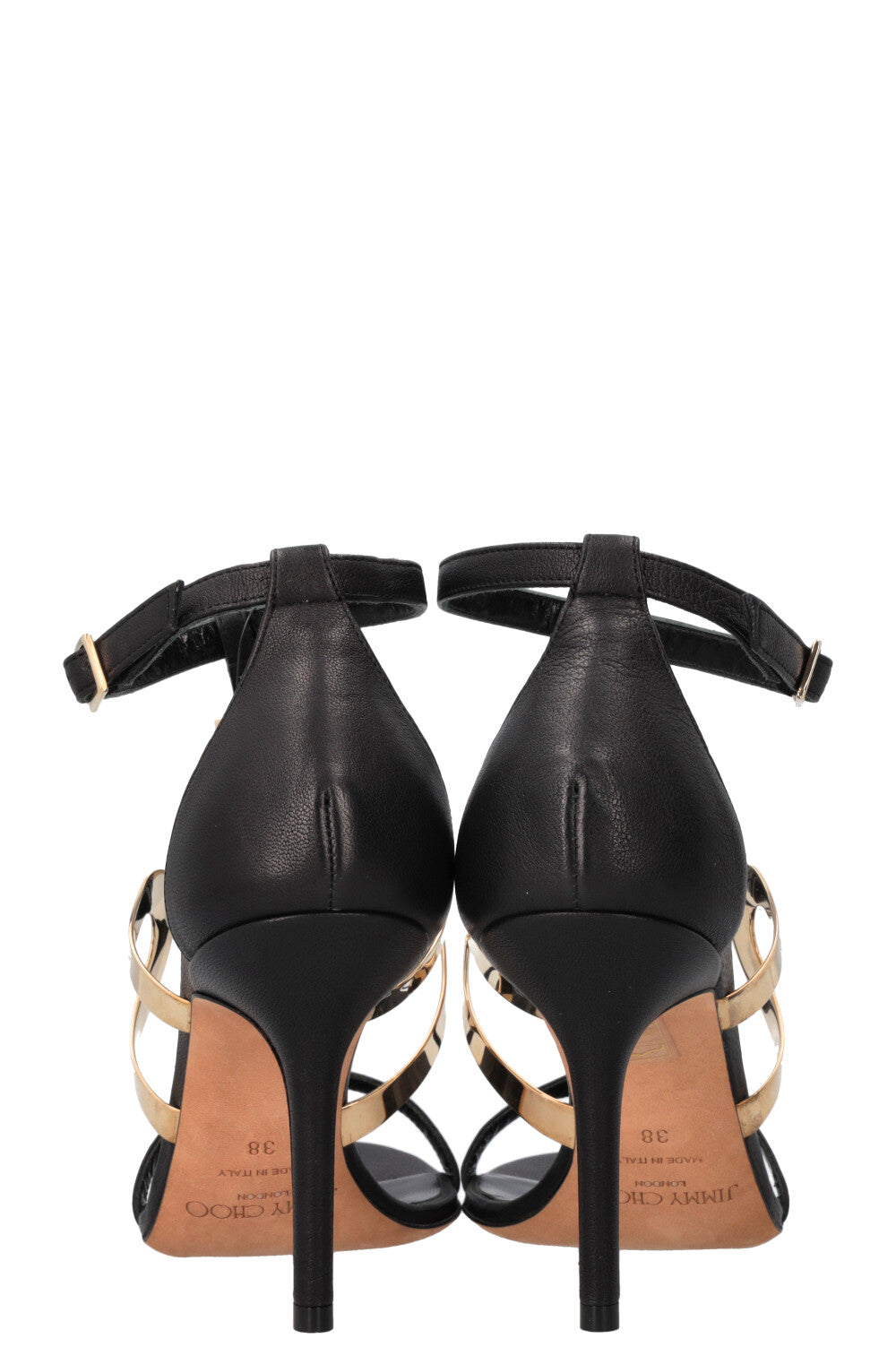 Jimmy Choo Strappy Sandals Jimmy Choo Minny 85 Silver Iridescent