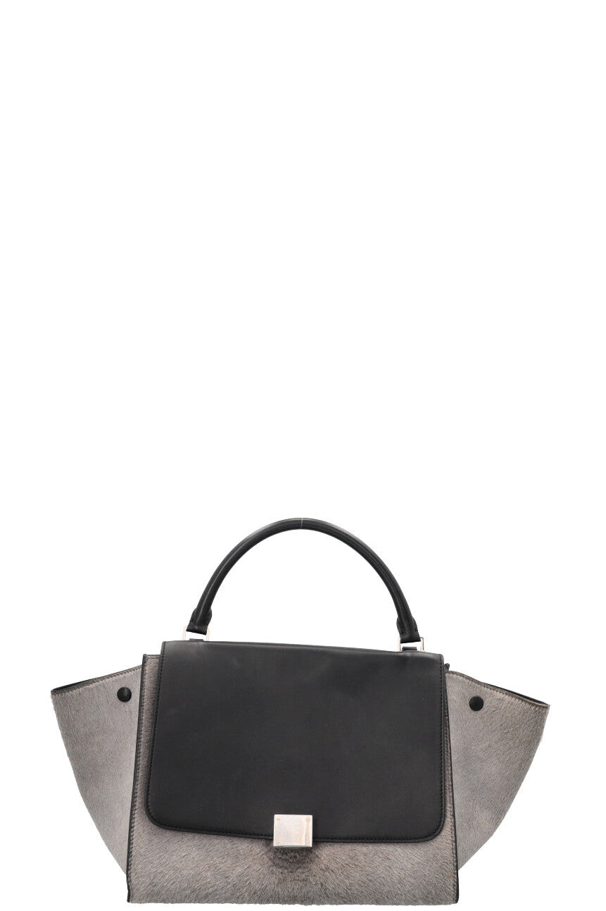 CELINE Trapèze Bag Ponyhair Grey – REAWAKE