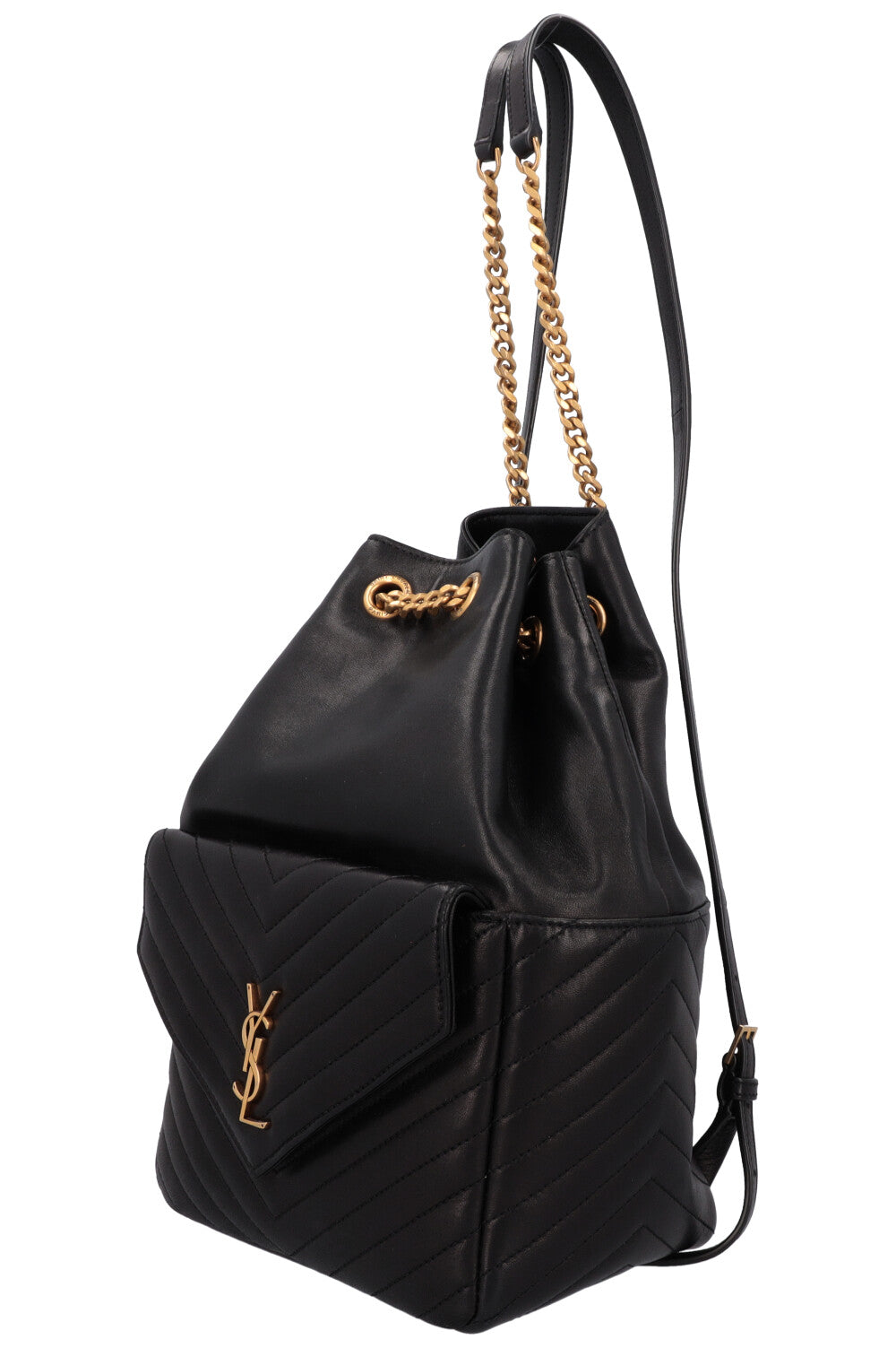 SAINT LAURENT Joe Backpack Black Medium – REAWAKE SAINT LAURENT Joe Backpack Black Medium – REAWAKE