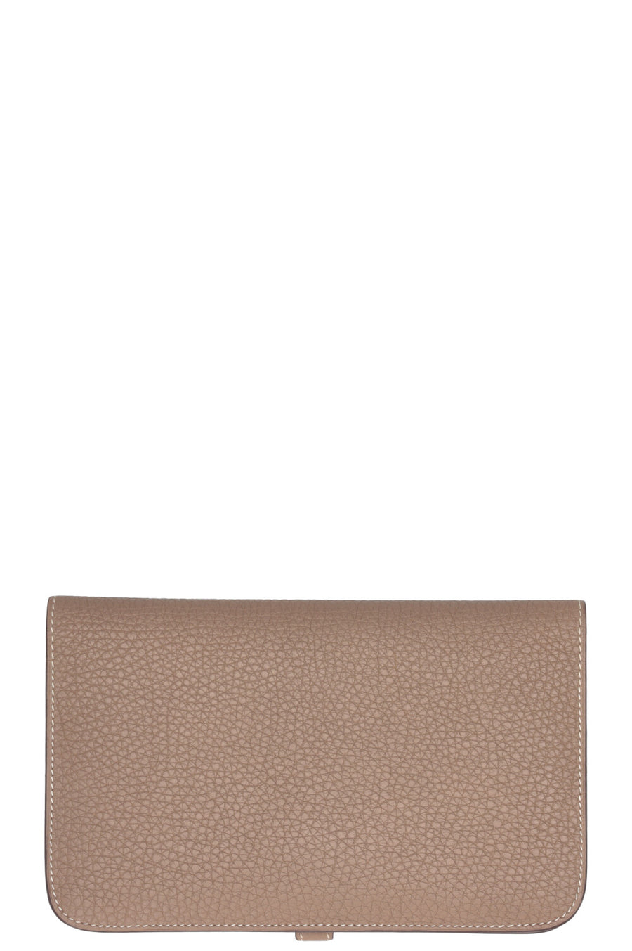 HERMÈS Dogon Duo Wallet Clemence Etoupe – REAWAKE