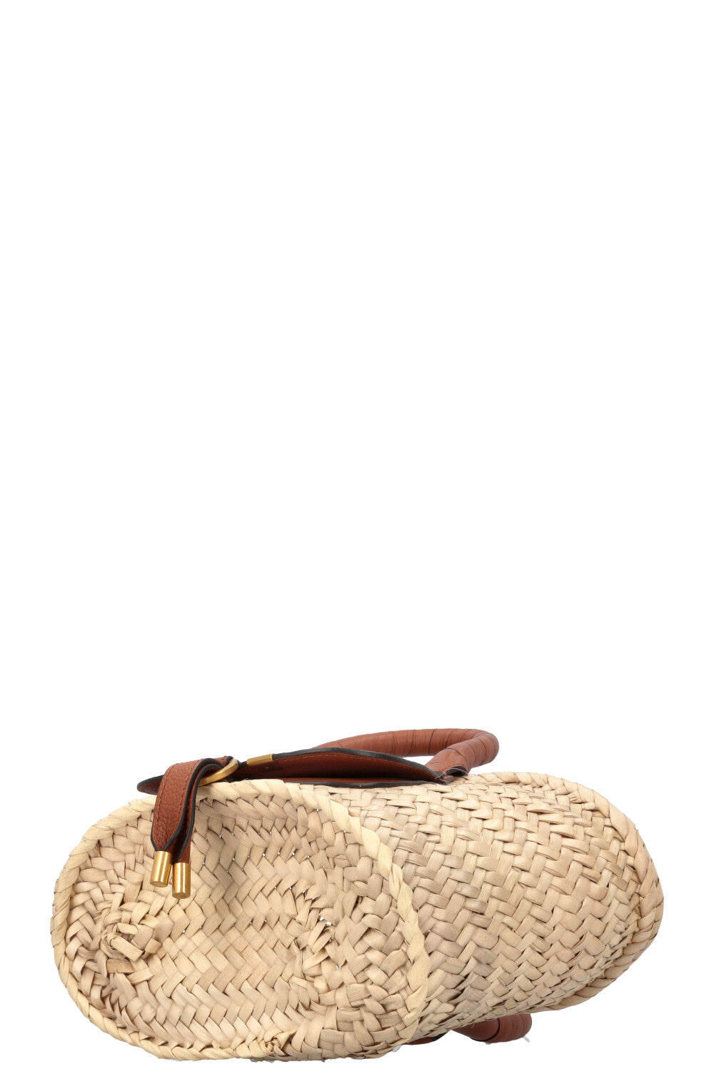 CHLOÉ Mini Marcie Basket Bag Beige Brown – REAWAKE CHLOÉ Mini Marcie Basket Bag Beige Brown – REAWAKE