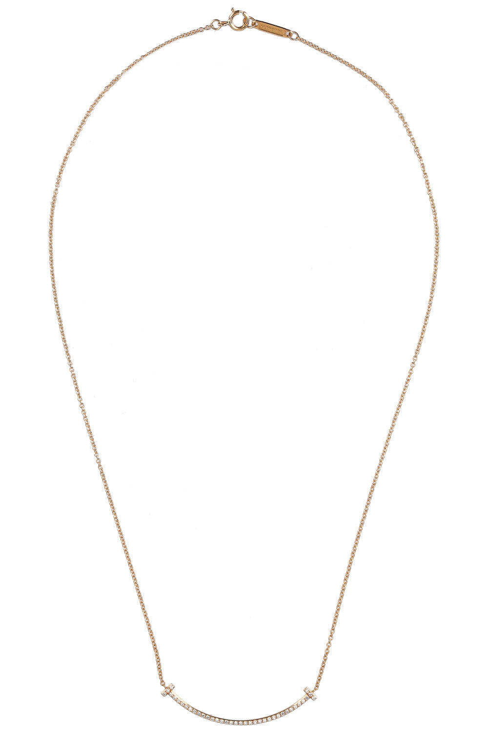 TIFFANY&CO T Smile Necklace Small 18K – REAWAKE
